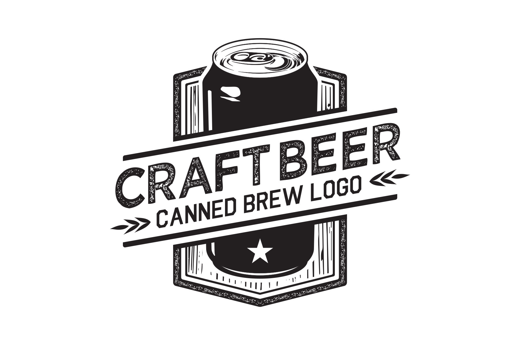 Craft Beer Can Logo, a Branding & Logo Template by HuhnCreative