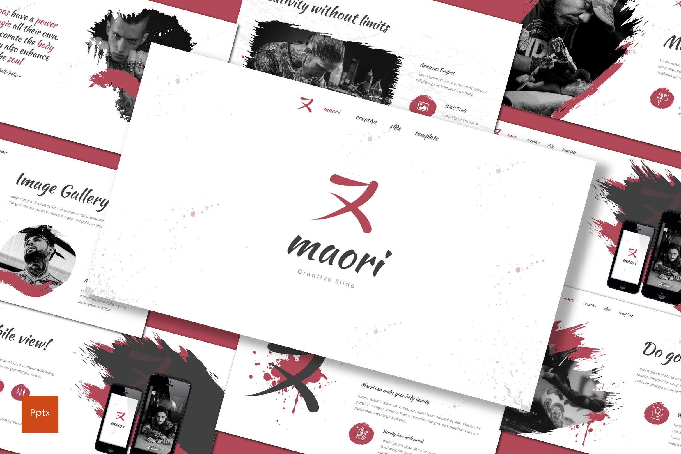 Maori - Powerpoint Template, a Presentation Template by inspirasign