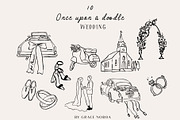 Whimsical doodle Line art svg vector, a Decorative Illustration by ...
