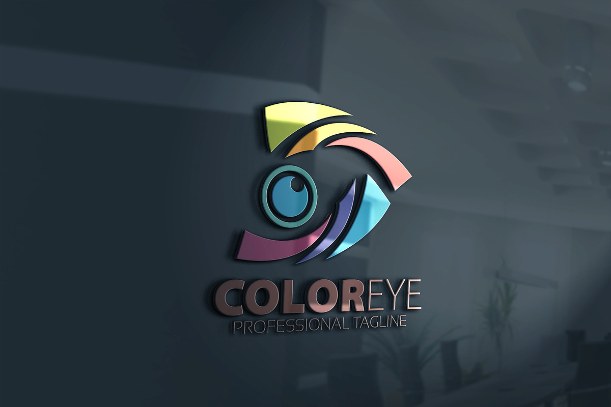 Color Eye Logo, a Branding & Logo Template by essegraphic