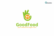 Good Food Logo Template, a Branding & Logo Template by Geelator Studio