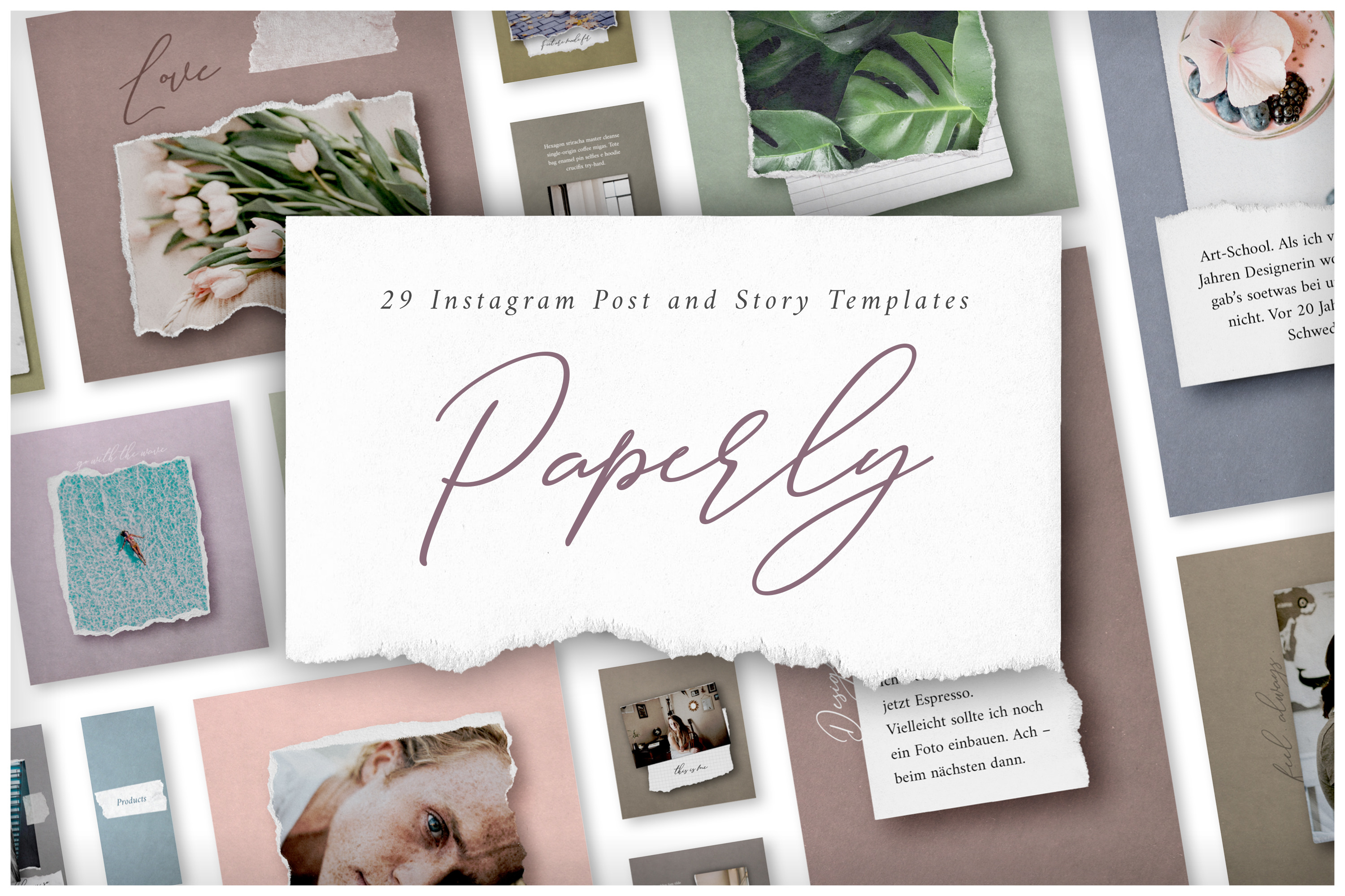 Paperly 1 – Instagram Post Templates, a Social Media Template by friday ...