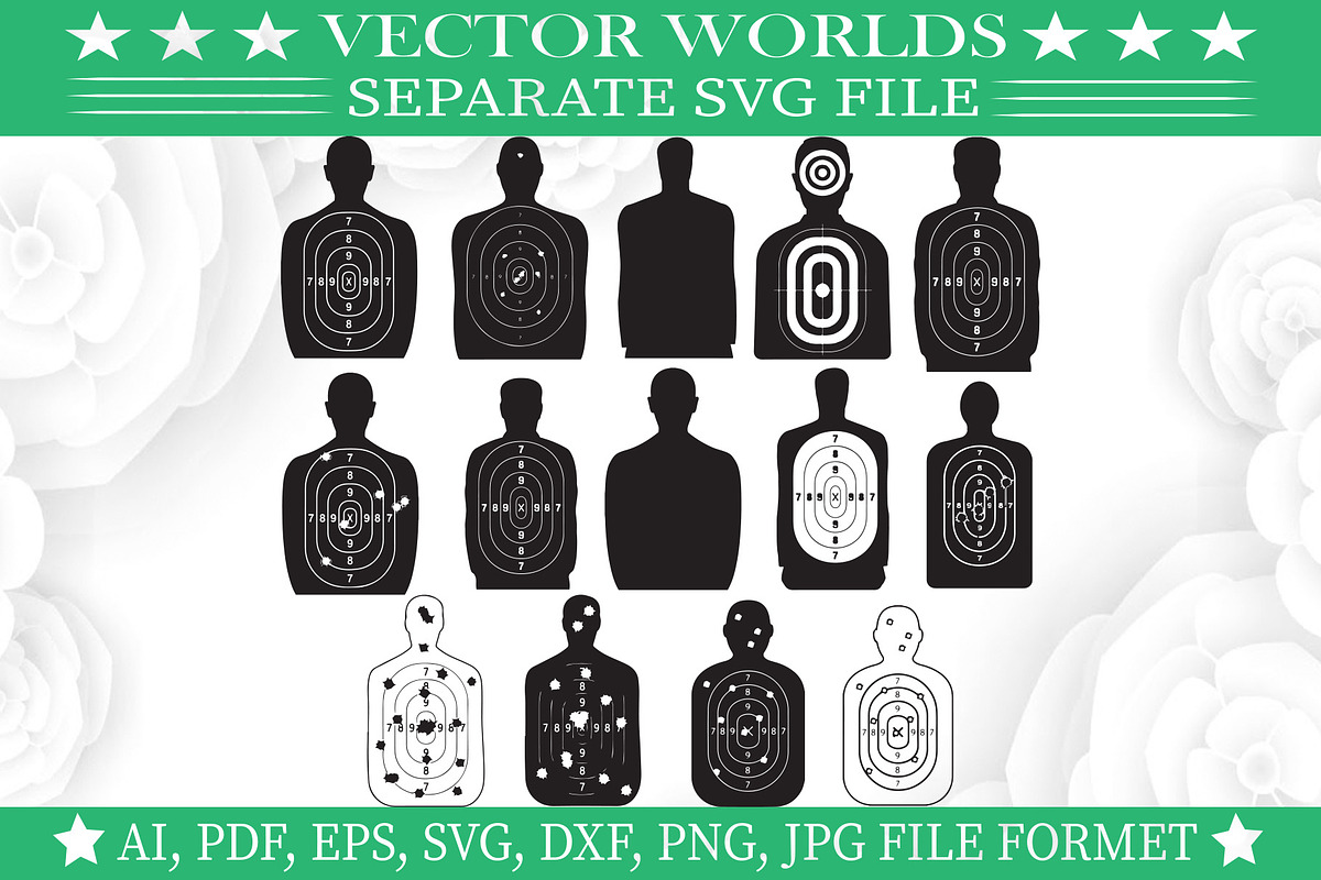 Bullet Target Svg, Bullet,Target Svg, an Object Graphic by VectorWorlds