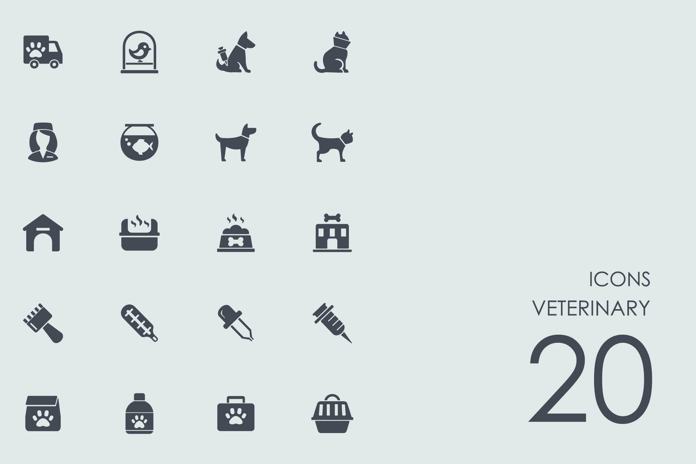 Veterinary icons, an Icon by Palau