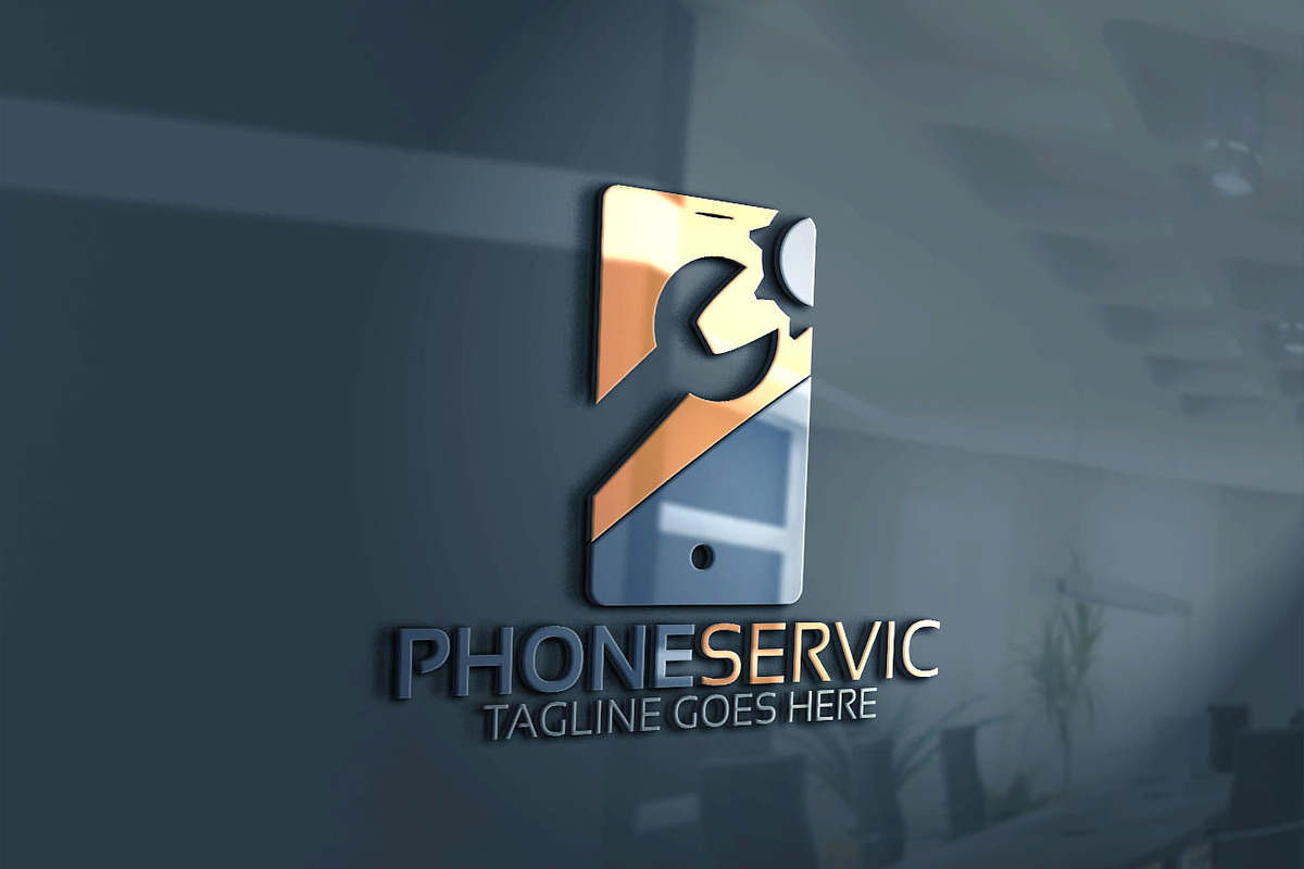 Phone Service Logo, a Branding & Logo Template by Josuf Media