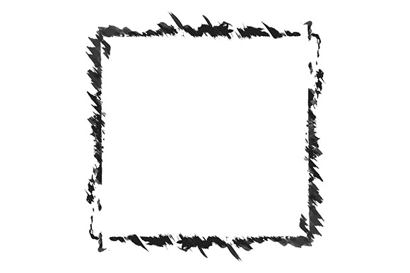 Monochrome abstract frame vector, a Decorative Illustration by Art By ...