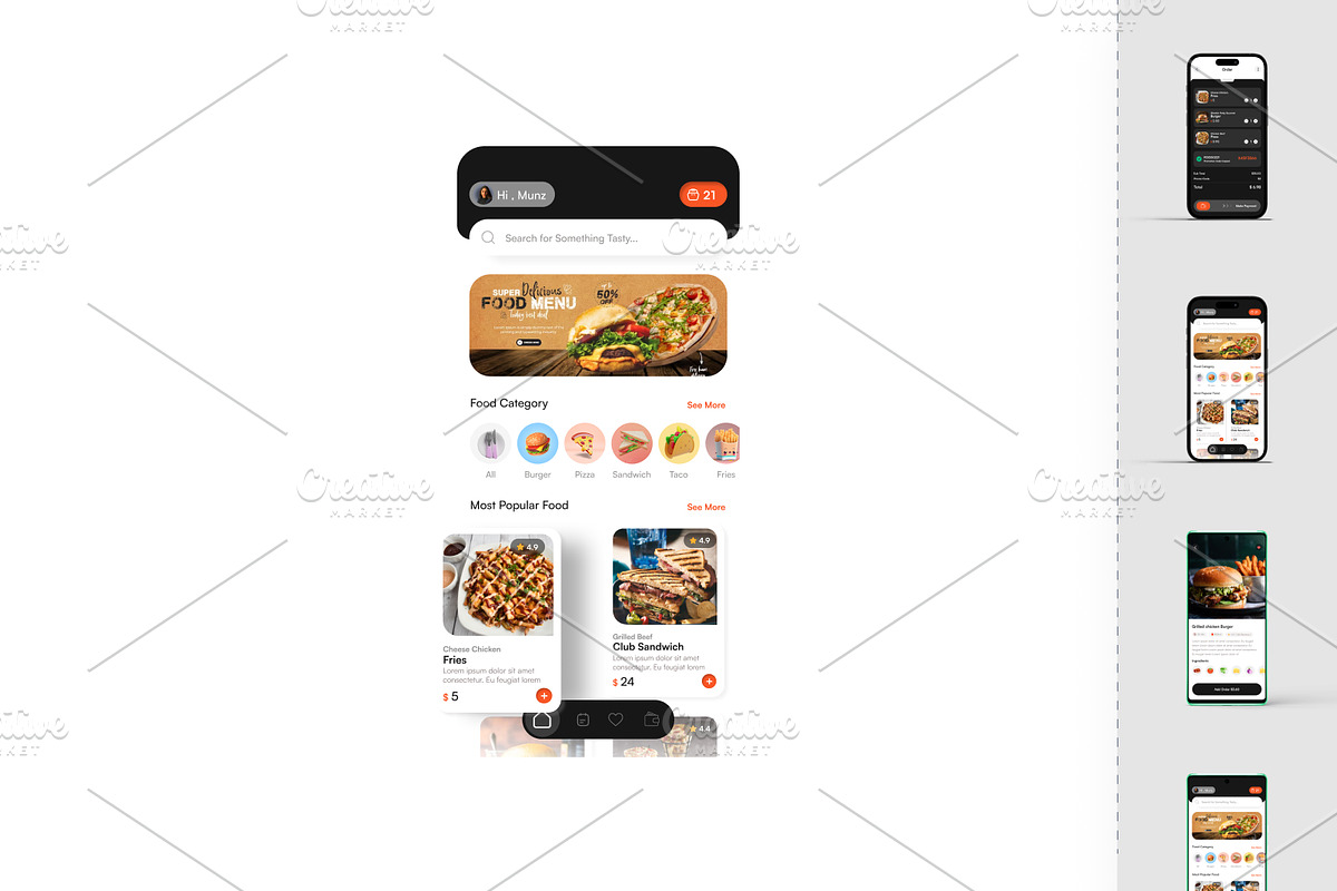 Food Ordering Ui Design