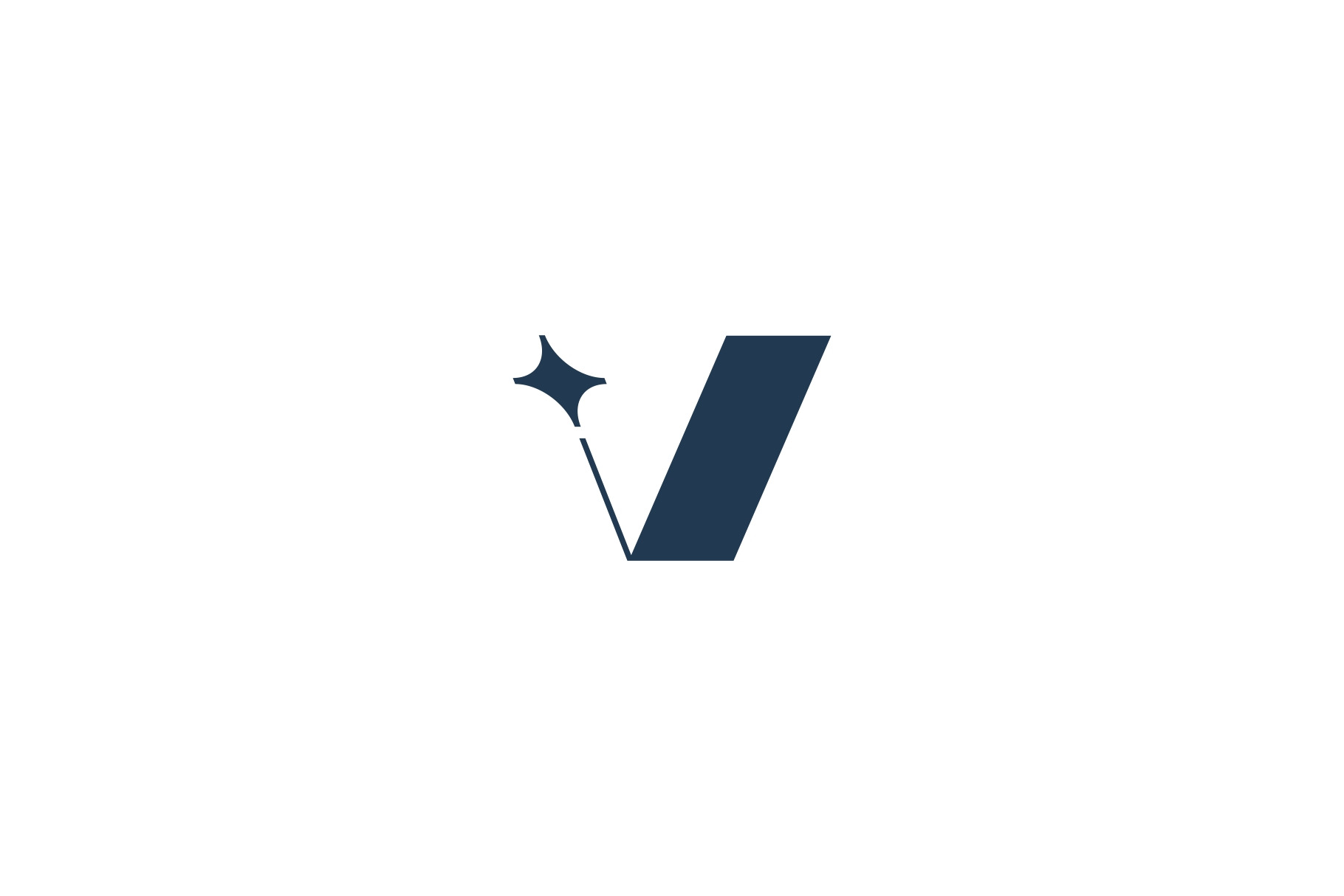 v star letter mark initial logo, a Branding & Logo Template by vastard