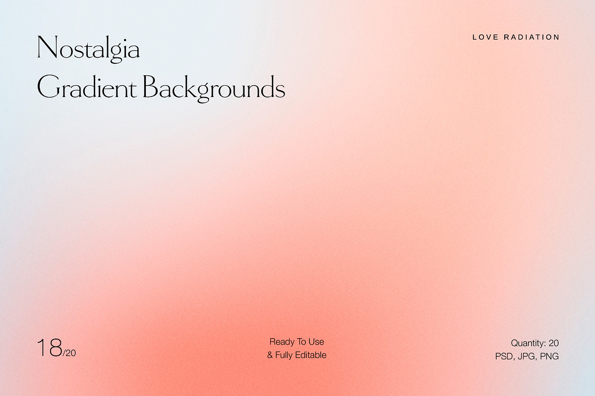 Nostalgia Gradient Backgrounds PSD, an Object Graphic by Love Radiation ...