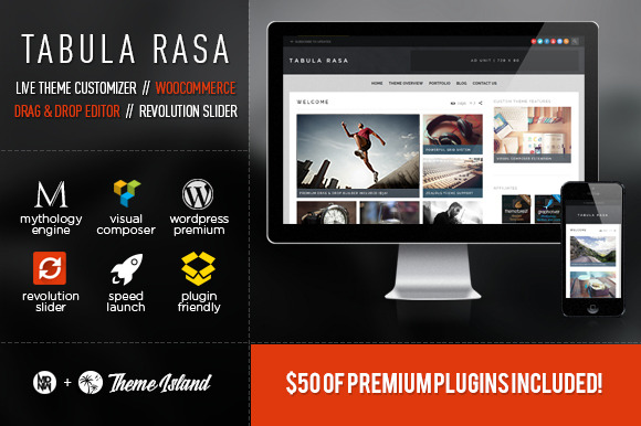 Tabula Rasa WP - Magazine/Corporate, a WordPress Template by Make ...