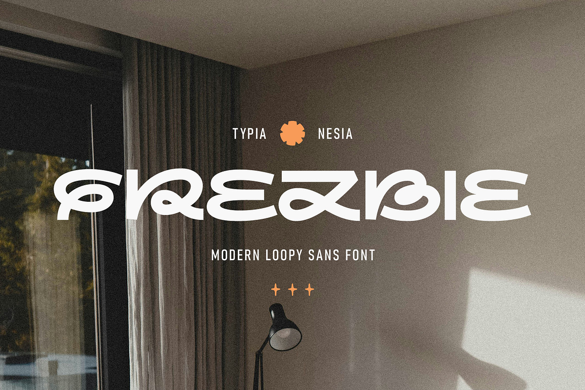 Frezbie - Modern Loopy Sans Font, a Sans Serif Font by Typia Nesia ...