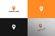 Pin map logo design, a Branding & Logo Template by GranzCreative