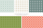 Set of 10 simple patterns Vol. 2, a Pattern Graphic by Dreaming_Lucy