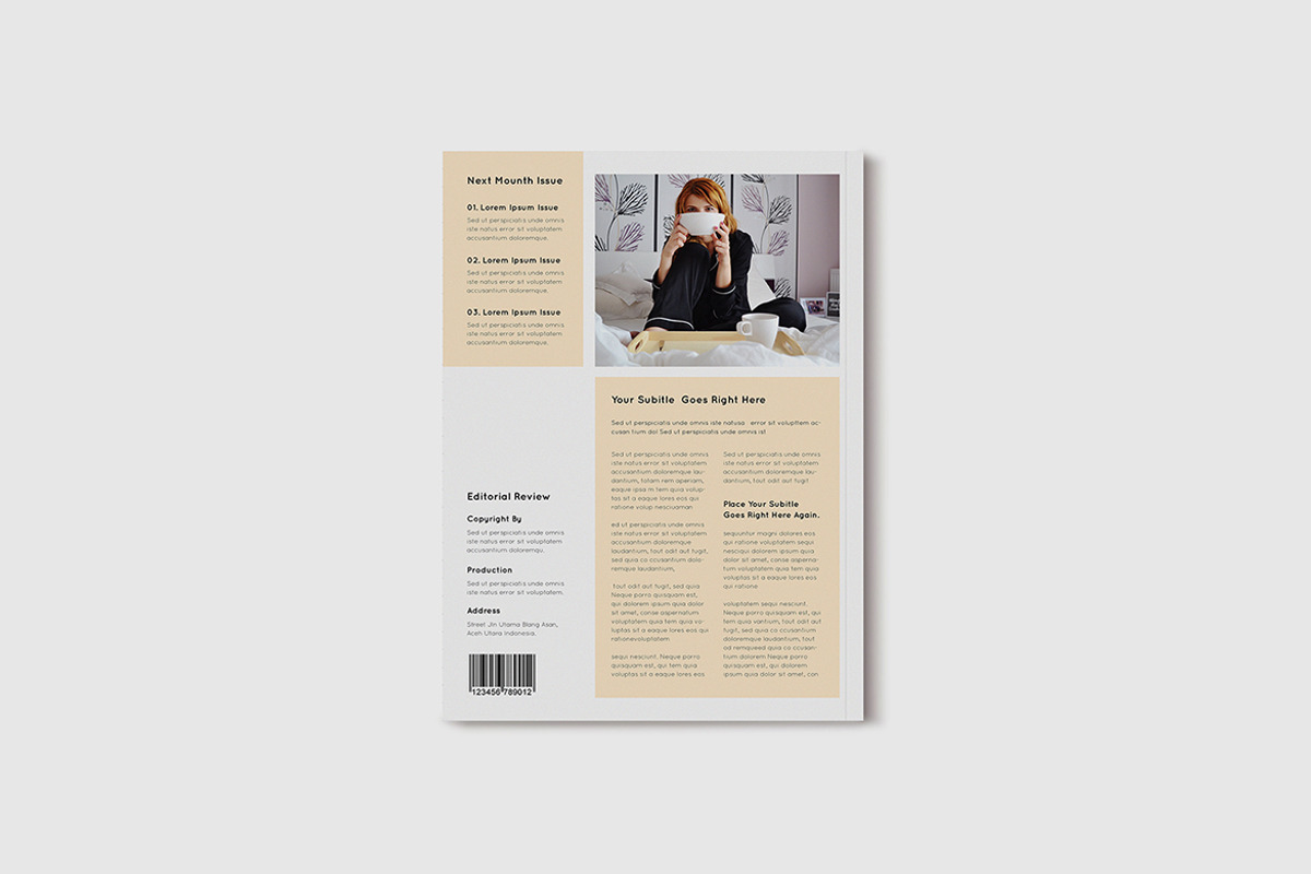 Indesign Newsletter Template, a Magazine Template by MA-KING_ART