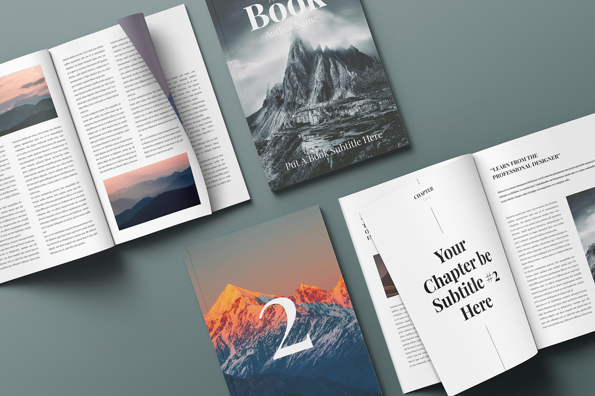 Book Portfolio Template, a Templates & Theme by evgenystudio | Creative ...