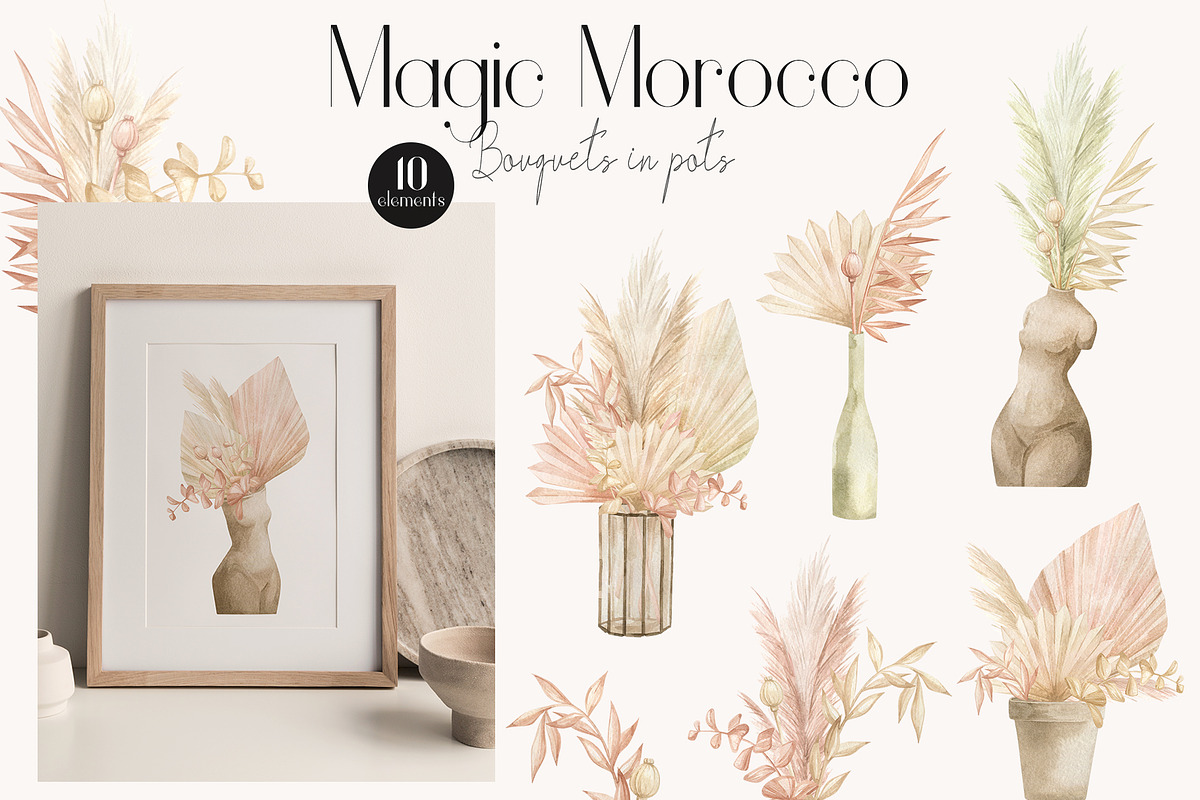 Magic Morocco. Arch, monkey, jungle, an Animal Illustration by Kreker Kate
