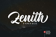 Zenith Script, a Script Font by joelmaker