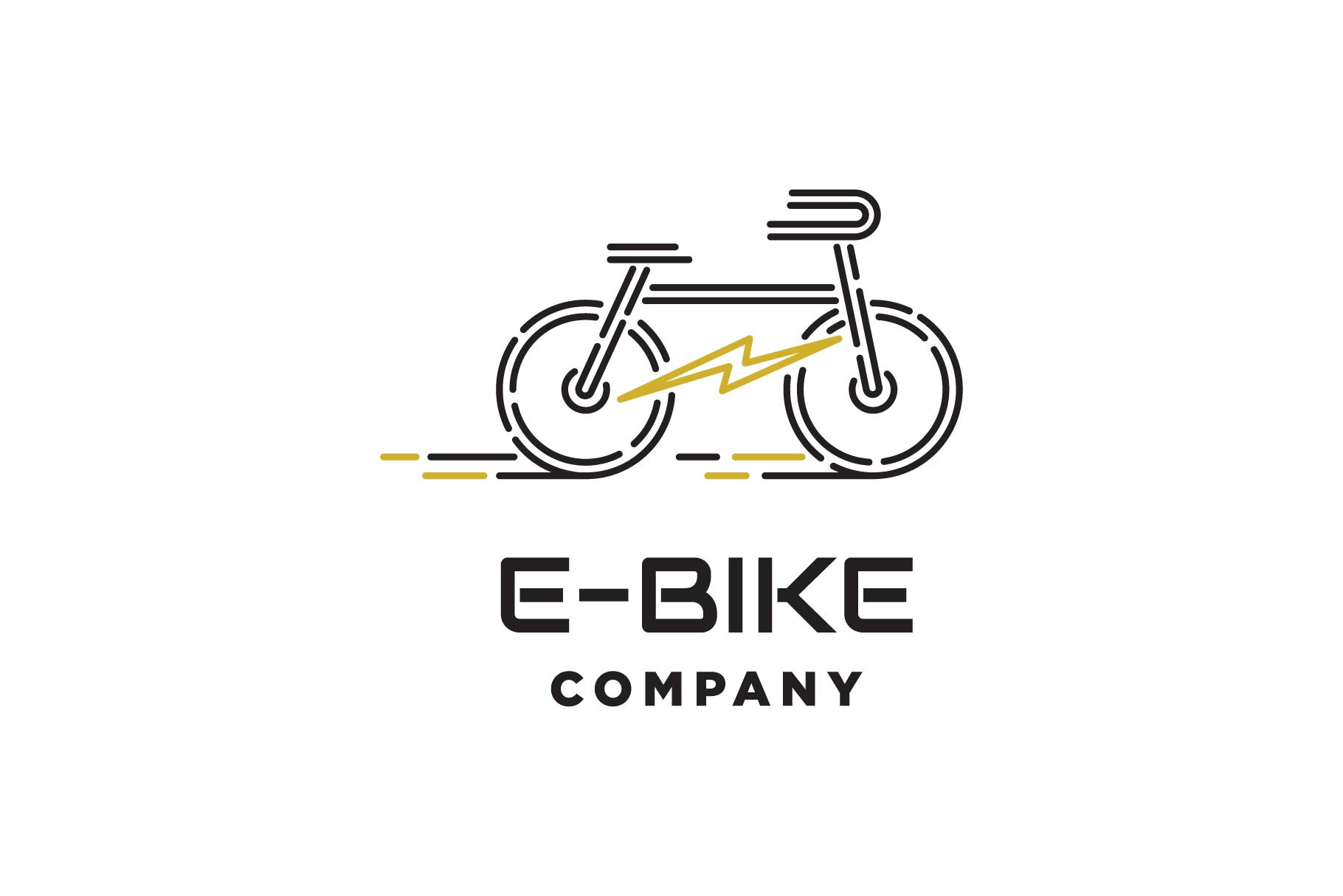 electric bike logo, a Branding & Logo Template by ZHR Creative