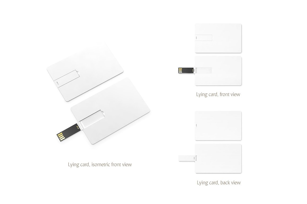 Wafer USB Wallet Card Mockup, a Graphic by rebrandy