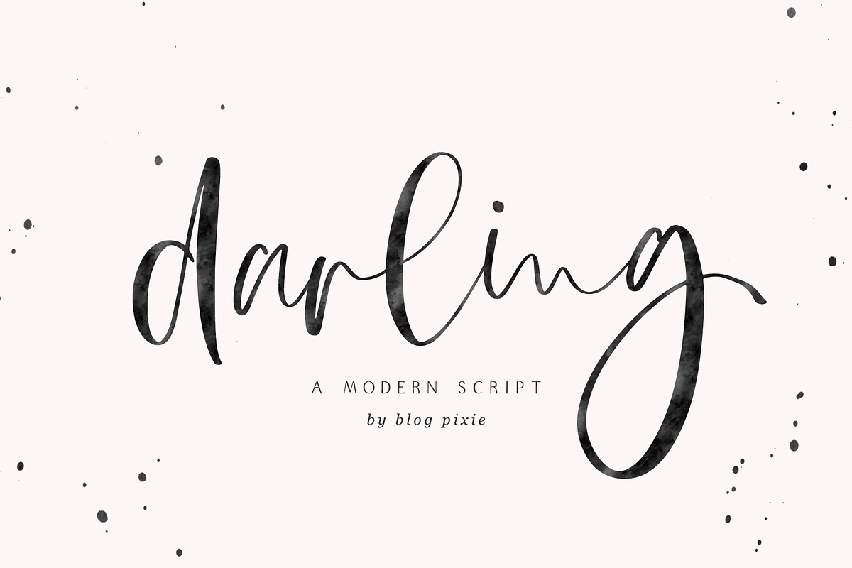 Darling Font - Modern Brush Script
