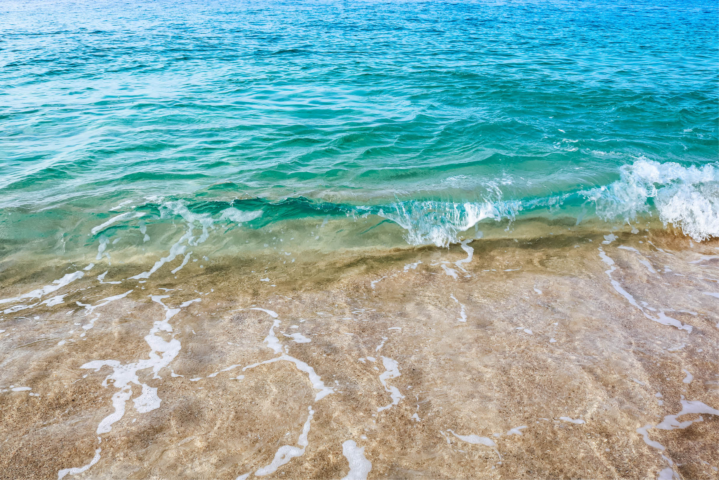 Close up of waves on tropical beach, a Nature Photo by Annakaroline