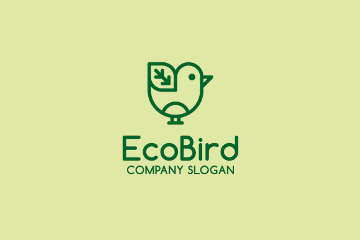 Eco Bird Logo, a Branding & Logo Template by Mauro Bertolino