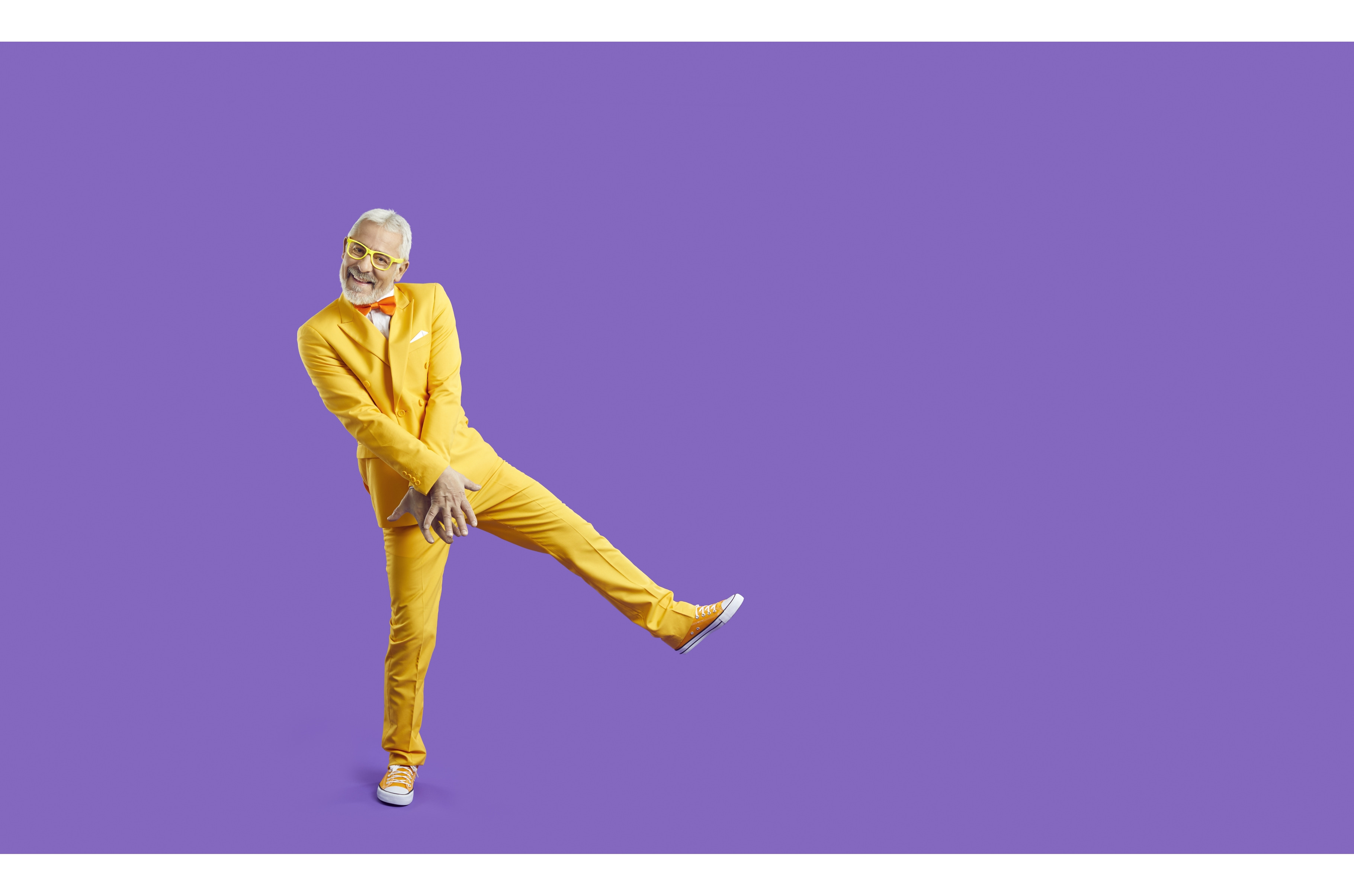Cheerful eccentric and funny senior, a Person Photo by StudioRomantic ...