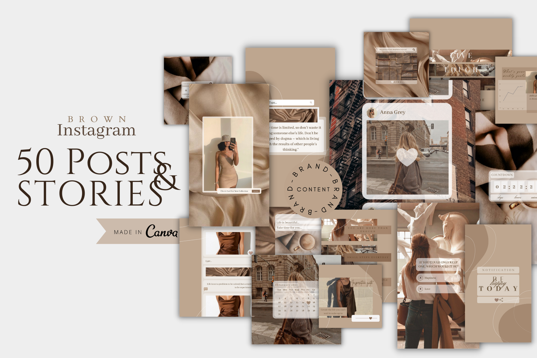 Blogger Instagram Content Templates | Creative Market