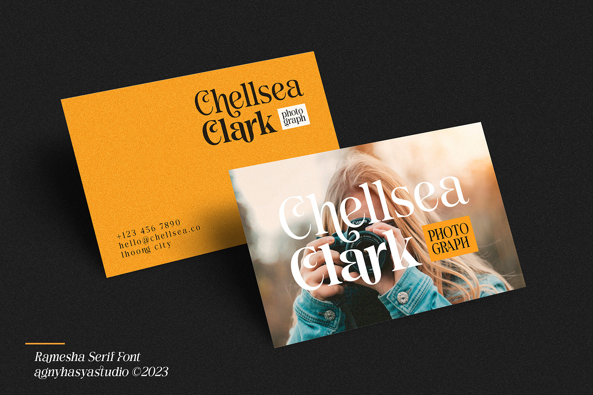 Ramesha - Modern Serif Font