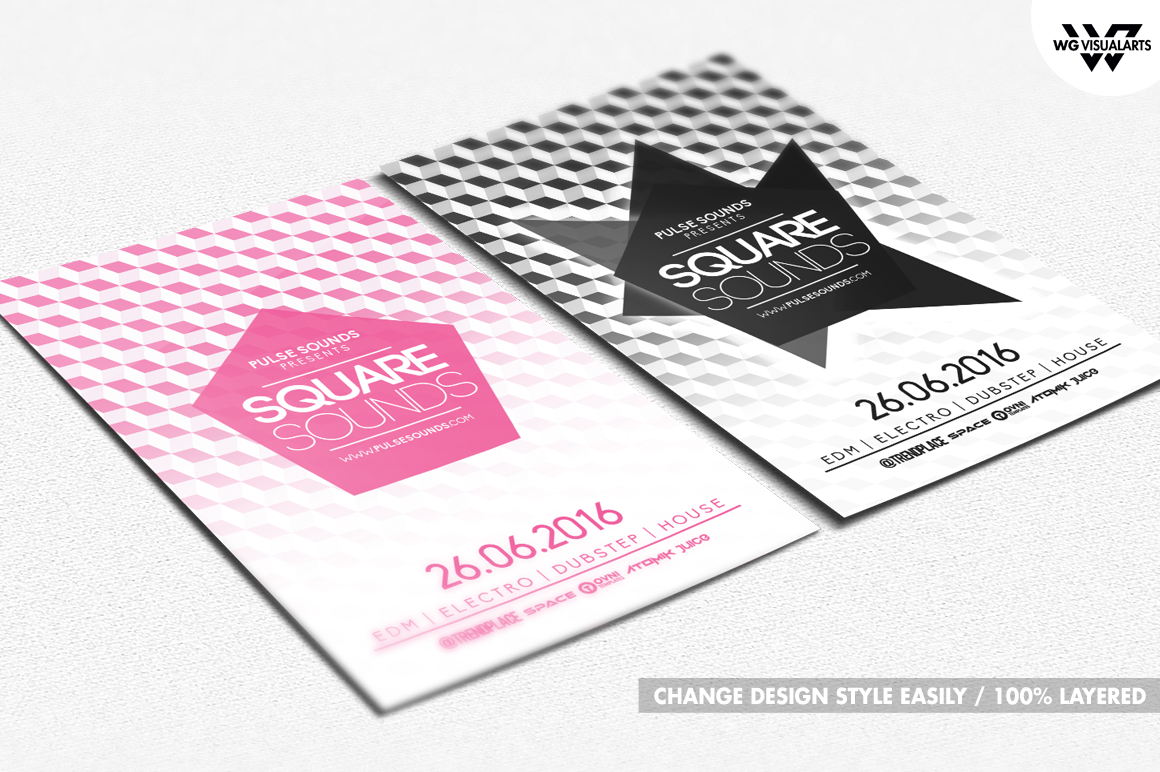 MINIMAL Flyer Template, a Flyer Template by WG DESIGN