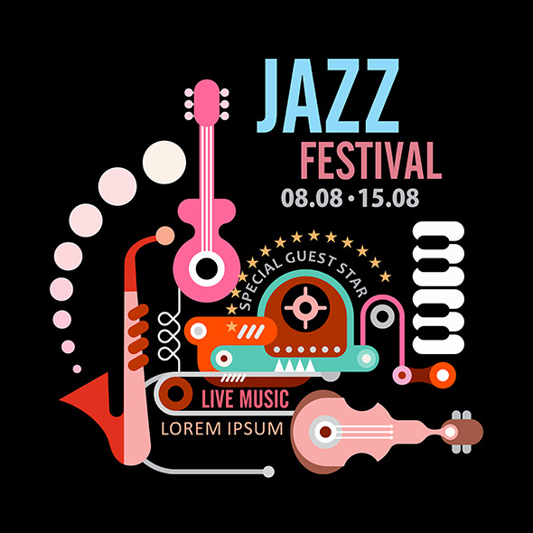 Jazz Festival Poster, an Illustration by danjazzia