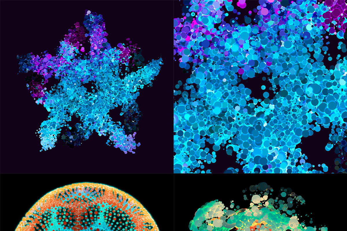 10 Awesome Objects Made Of Circles, an Object Graphic by GarryKillian
