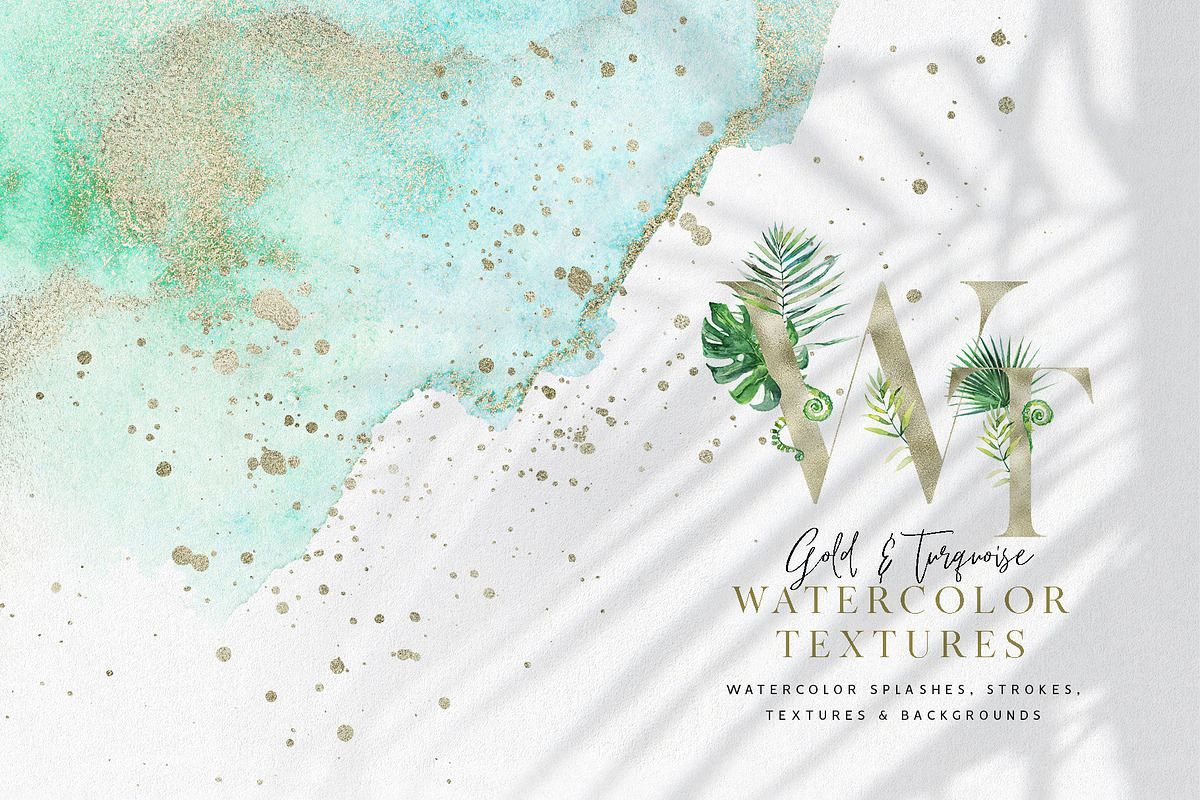 Watercolor Tropical Jungle Alphabet, a Decorative Illustration by Veris ...