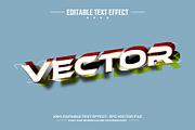 Gen X 3D editable text effect template