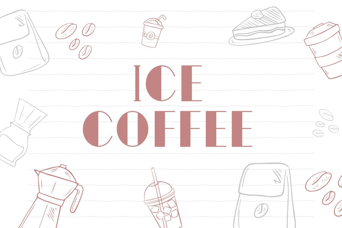 Ice Coffee Handwriting Font, a Handwritten Font by Ruddean2109 ...
