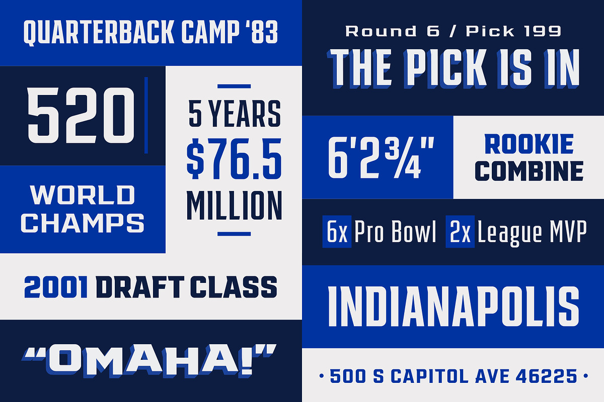 Redzone Display – SemiCondensed, a Font by VarsityType®