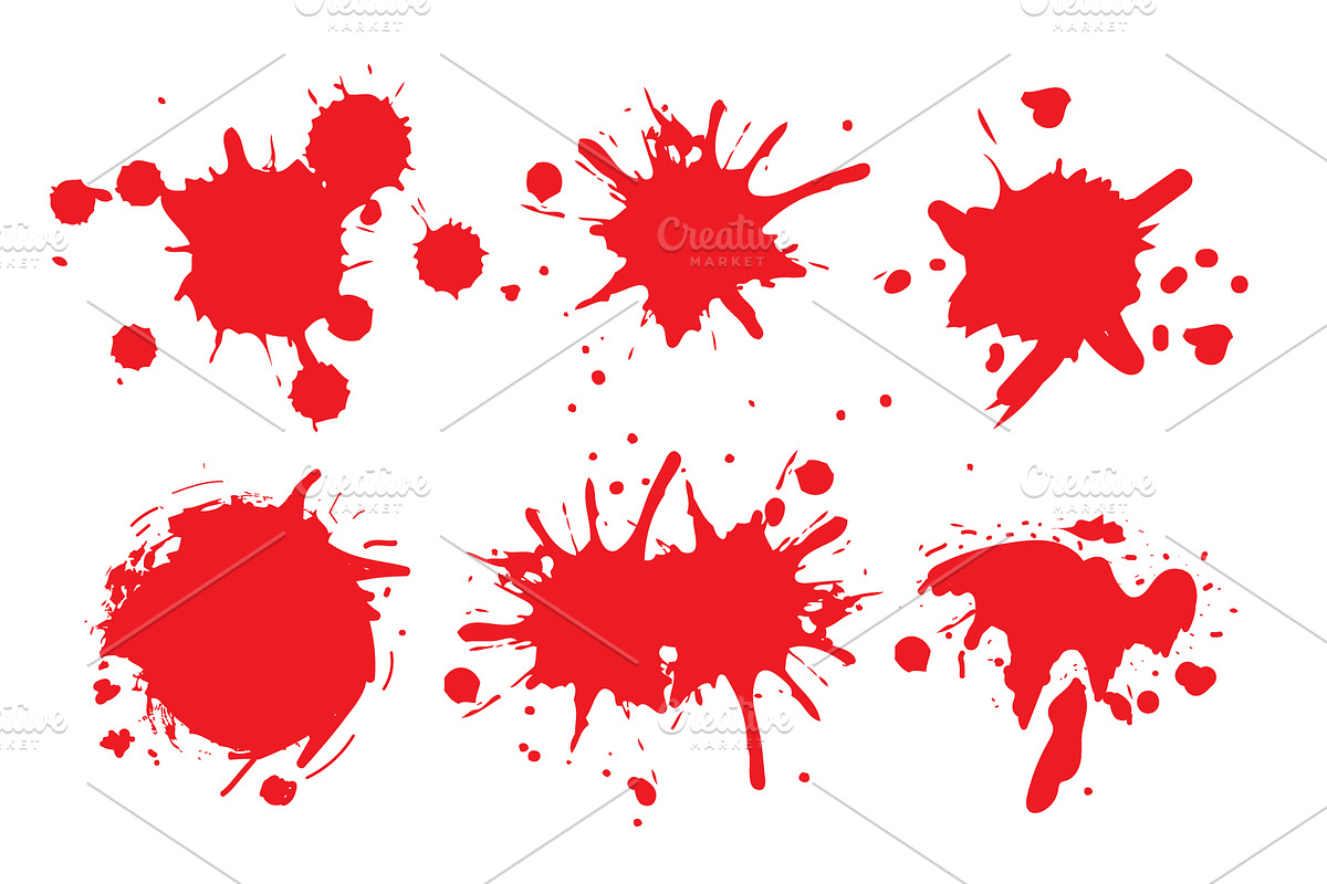 25 Varian Blood Splash,Splatter Drip, an Object Graphic by bungamustia