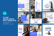 Law Social Media Templates, a Social Media Template by Sincerely Media