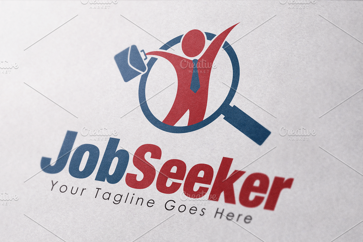 Job Seeker Logo, a Branding & Logo Template by REDVY CREATIVE