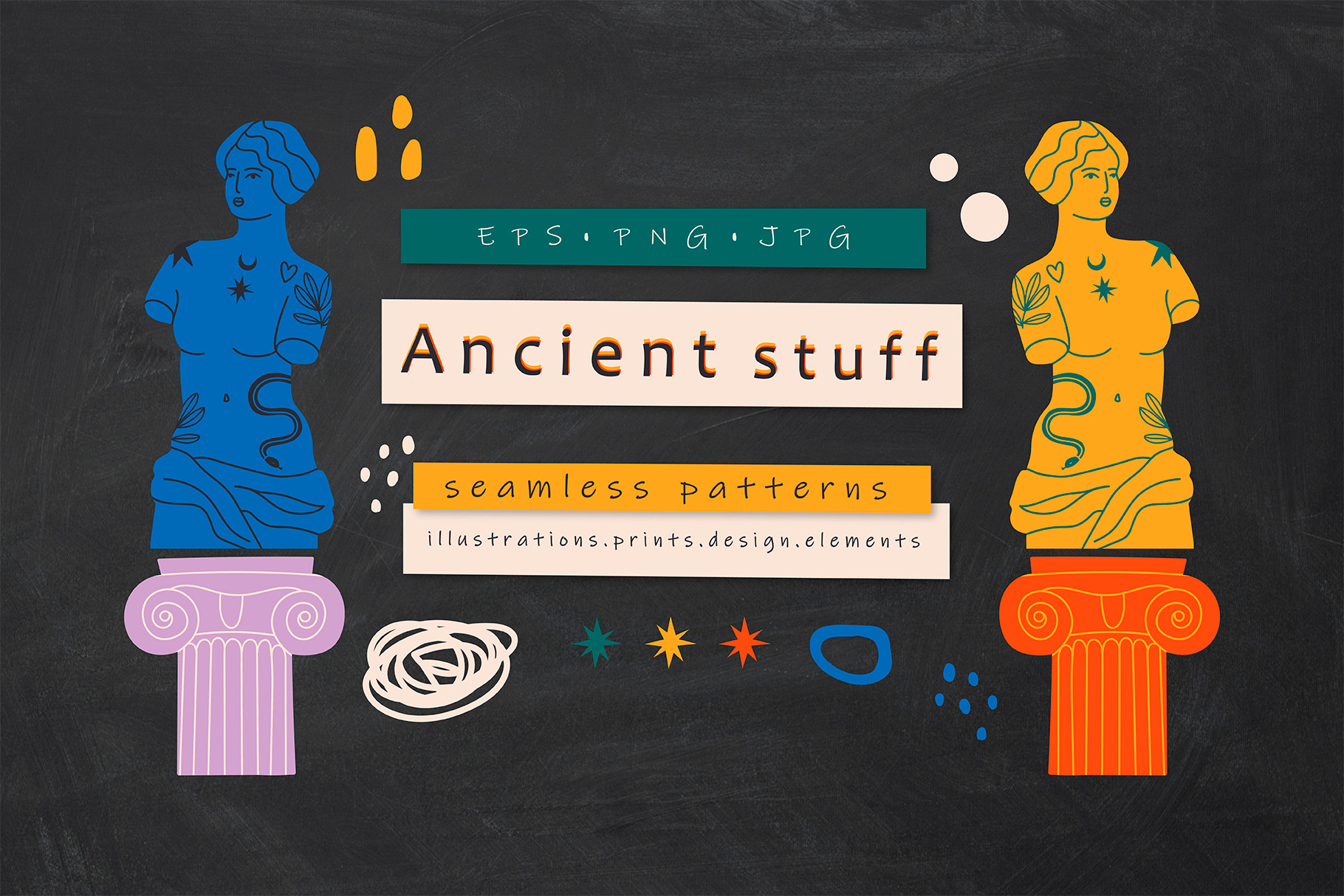 Ancient stuff, an Object Illustration by Twisted Tail