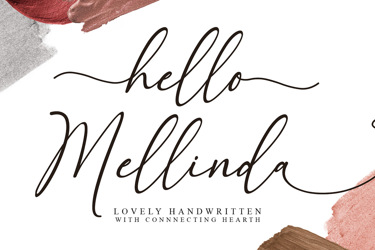 Hello Melinda - Modern Calligraphy, a Script Font by MJB Letters