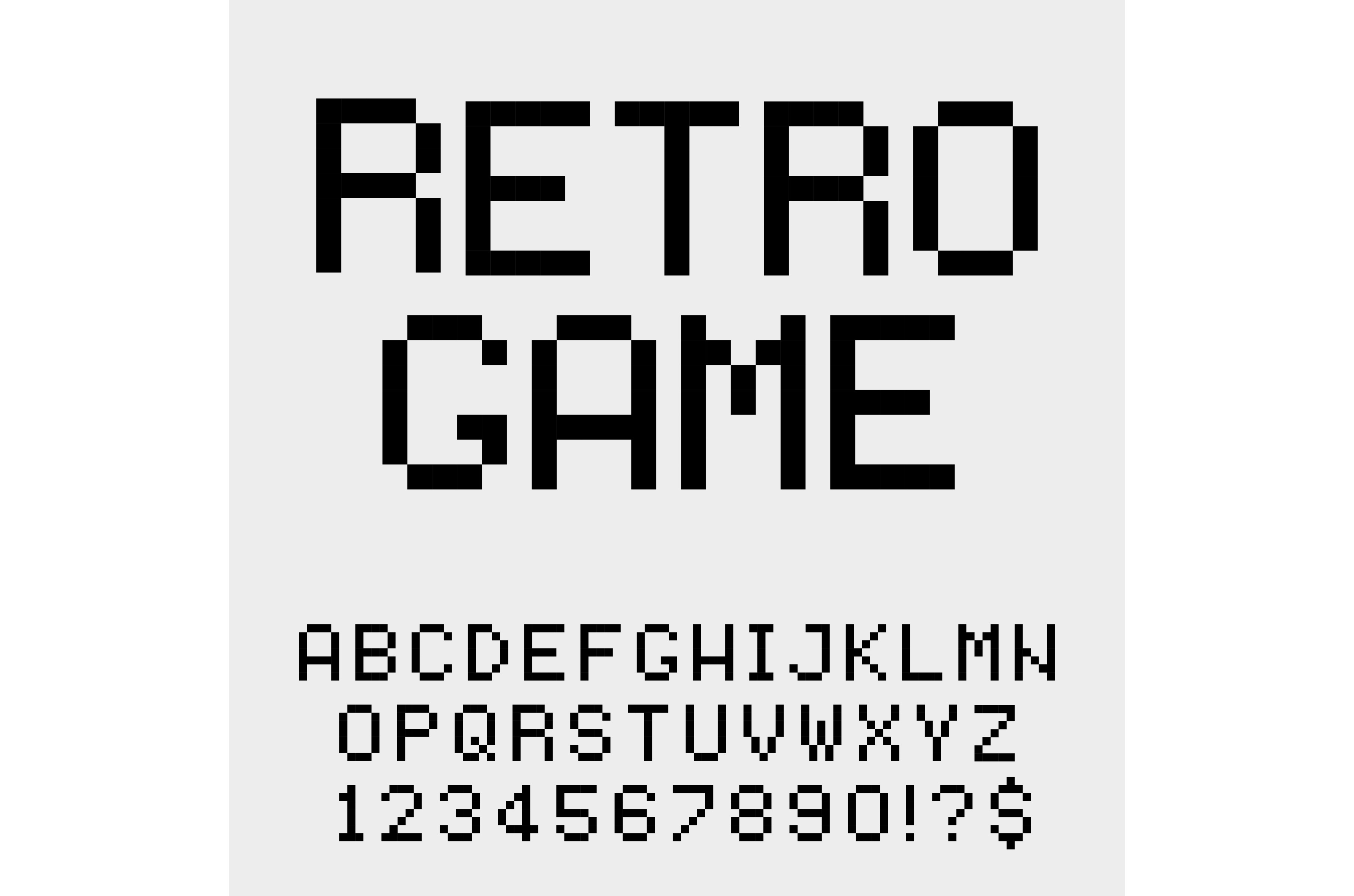 Retro game pixel art font. Pixelated, an Object Graphic by winwin.art