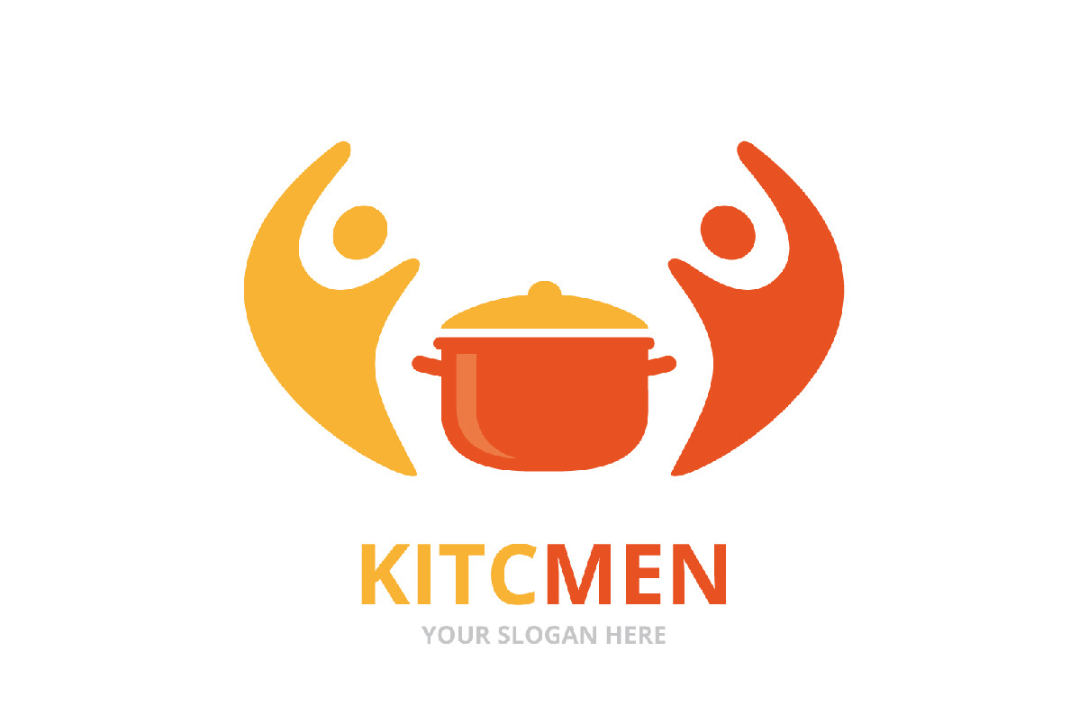 Vector pot and people logo, a Branding & Logo Template by GraphiShop