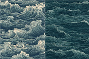 OCEANIC - Seamless Ocean Patterns, a Pattern Graphic by Pixel Perfect ...