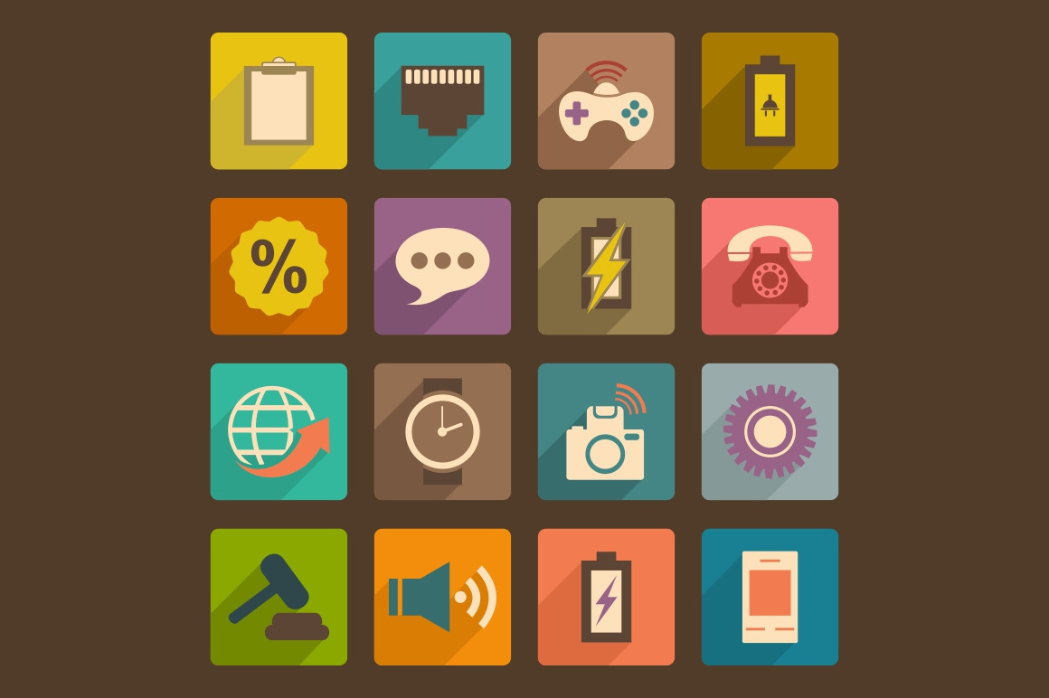 Flat icon2, an Icon by Vector