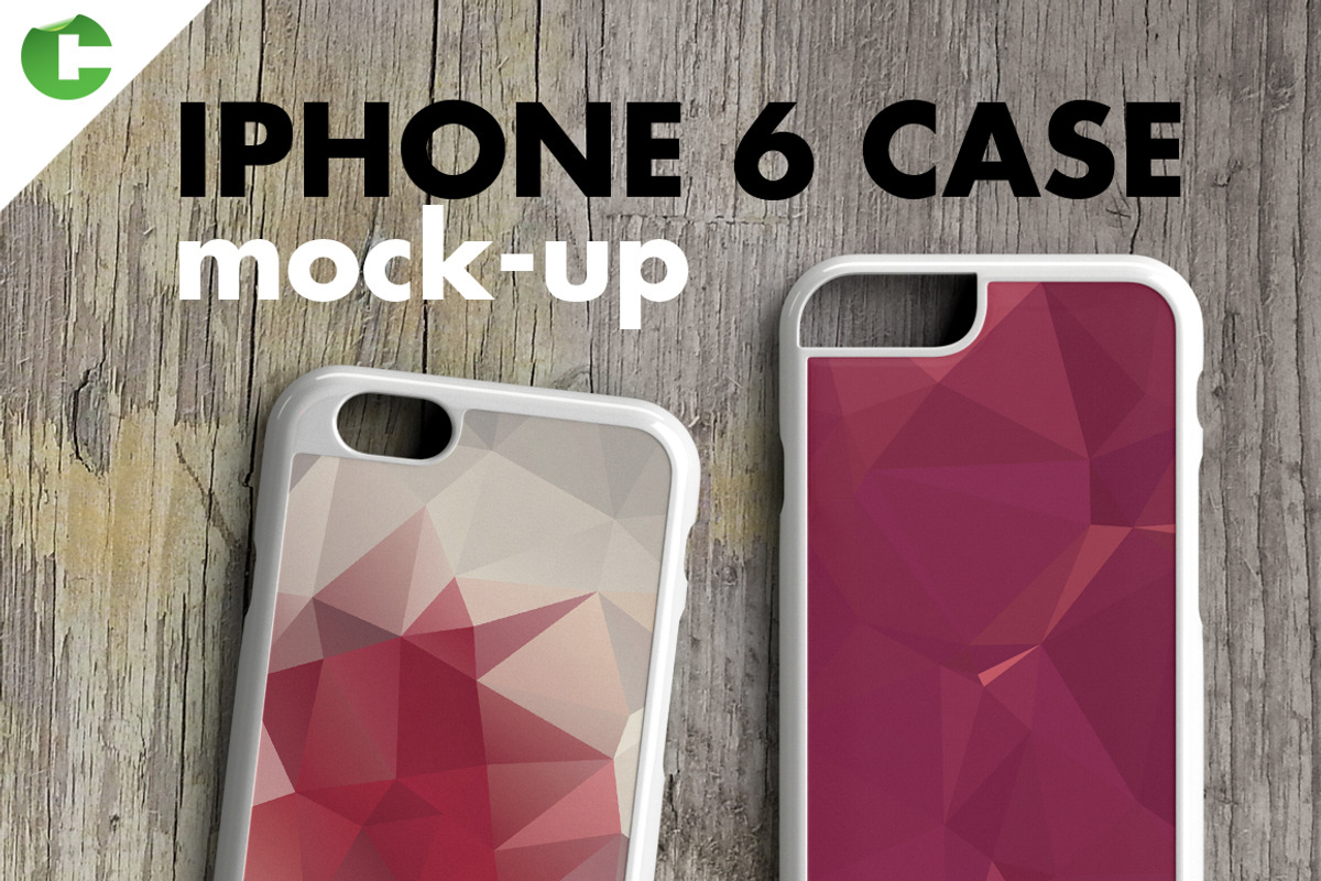 IPHONE 6 CASE MOCK-UP 2d printing, a Product Mockup by Colatudo Store