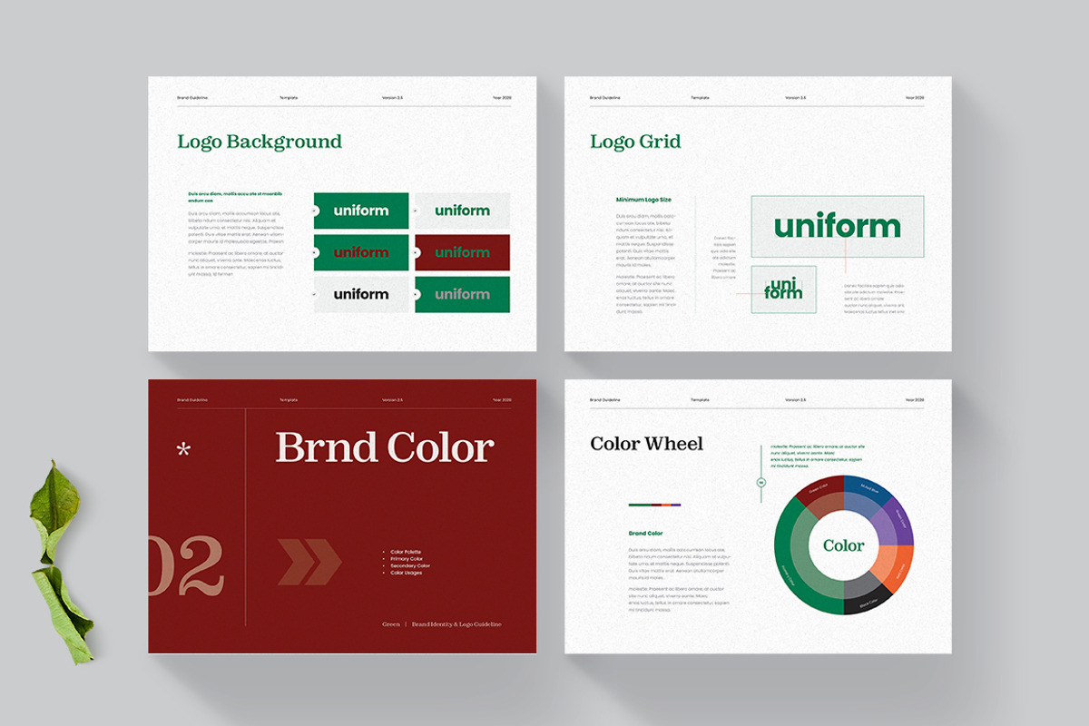 Brand Guidelines | Canva & InDesign, a Brochure Template by HiveArts