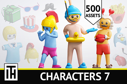 125 Animoji Style Foods, a Characters & Person 3D Model by Digital Blood