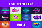 Editable Eps Text Effect Vol 3