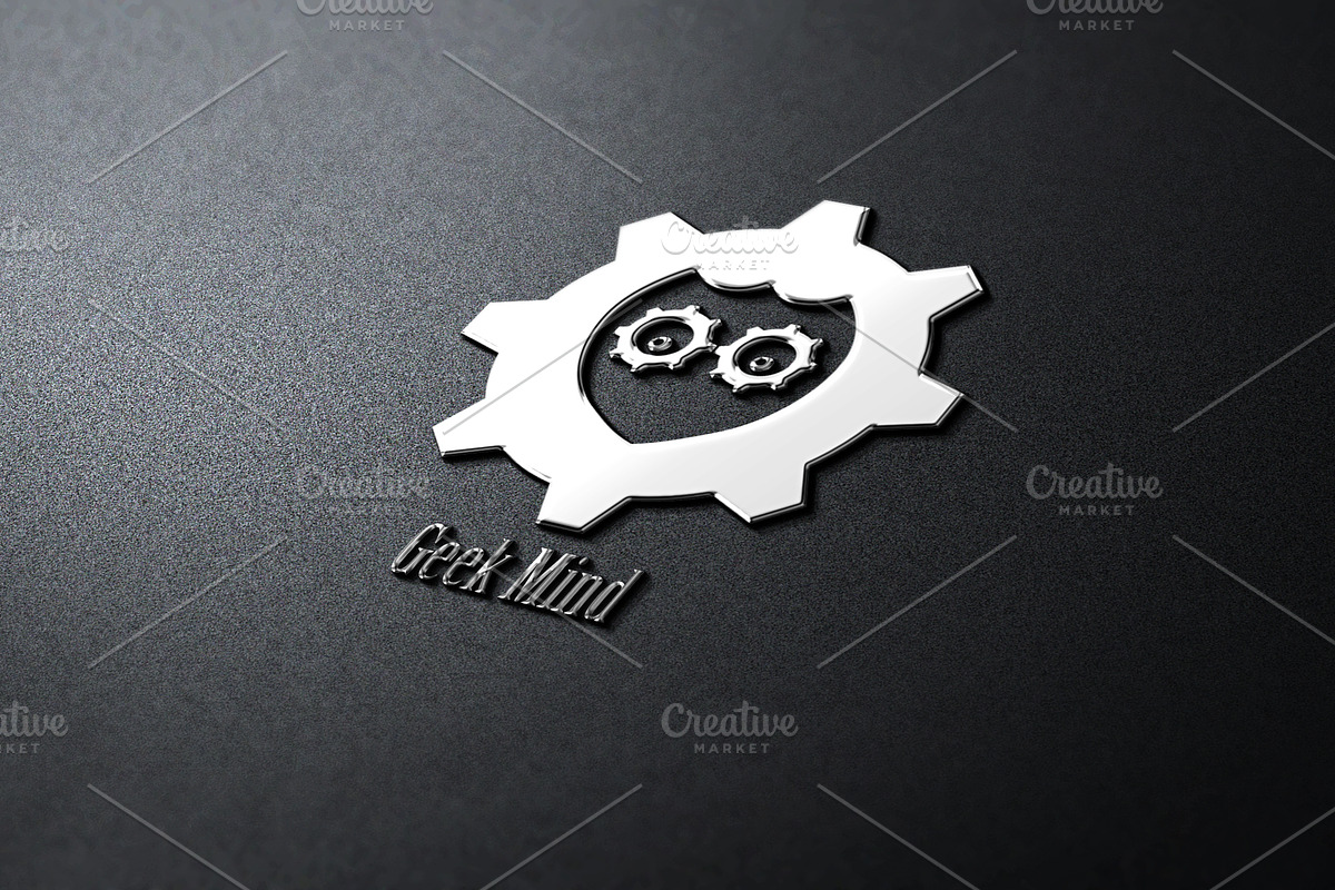 Geek Mind Logo Design, a Branding & Logo Template by Florin Chitic